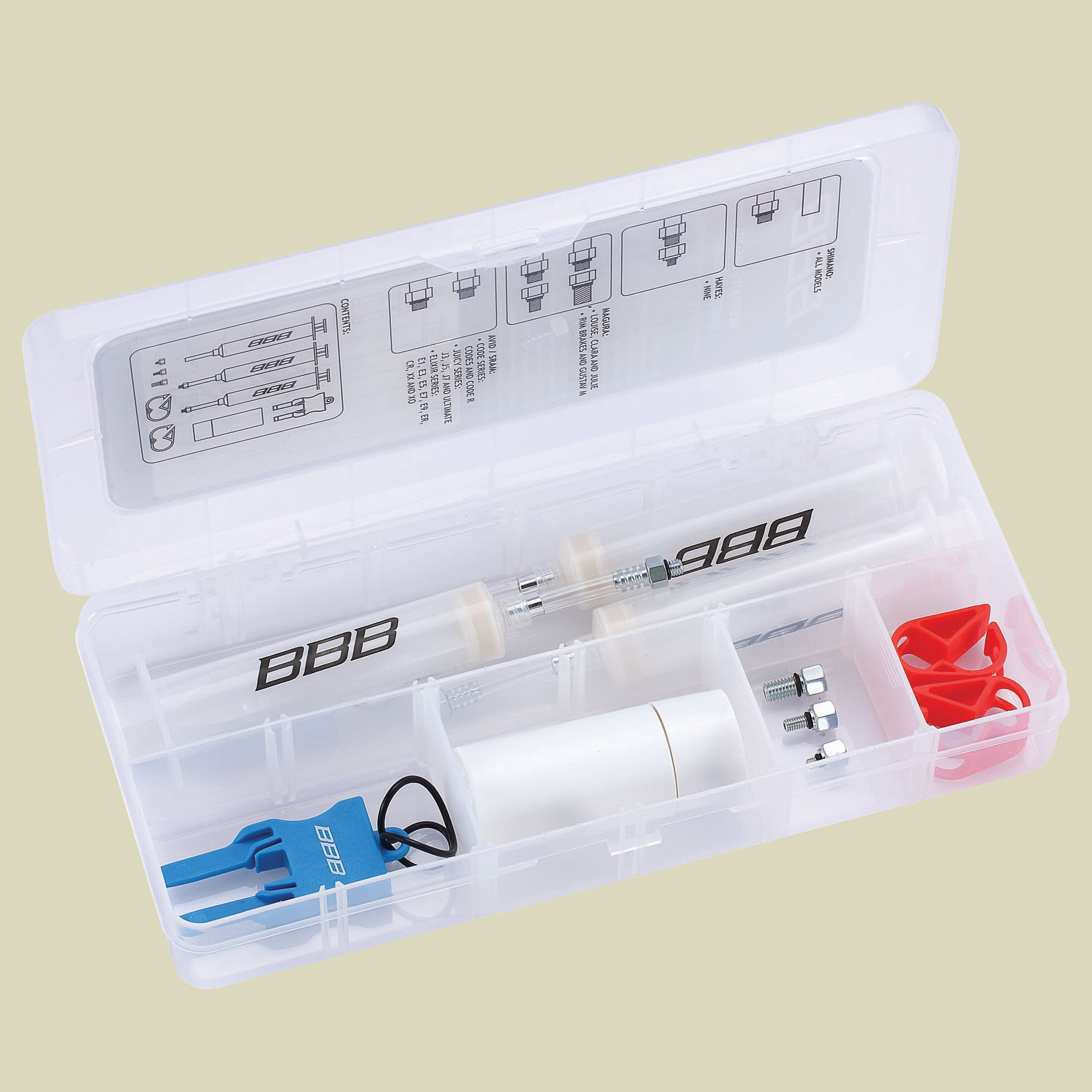 BBB Cycling - BBB Bleedkit BBS-101 Scheibenbremsenentlüftungs-Set-Scheibenbremsenentlüftungs-Set ...