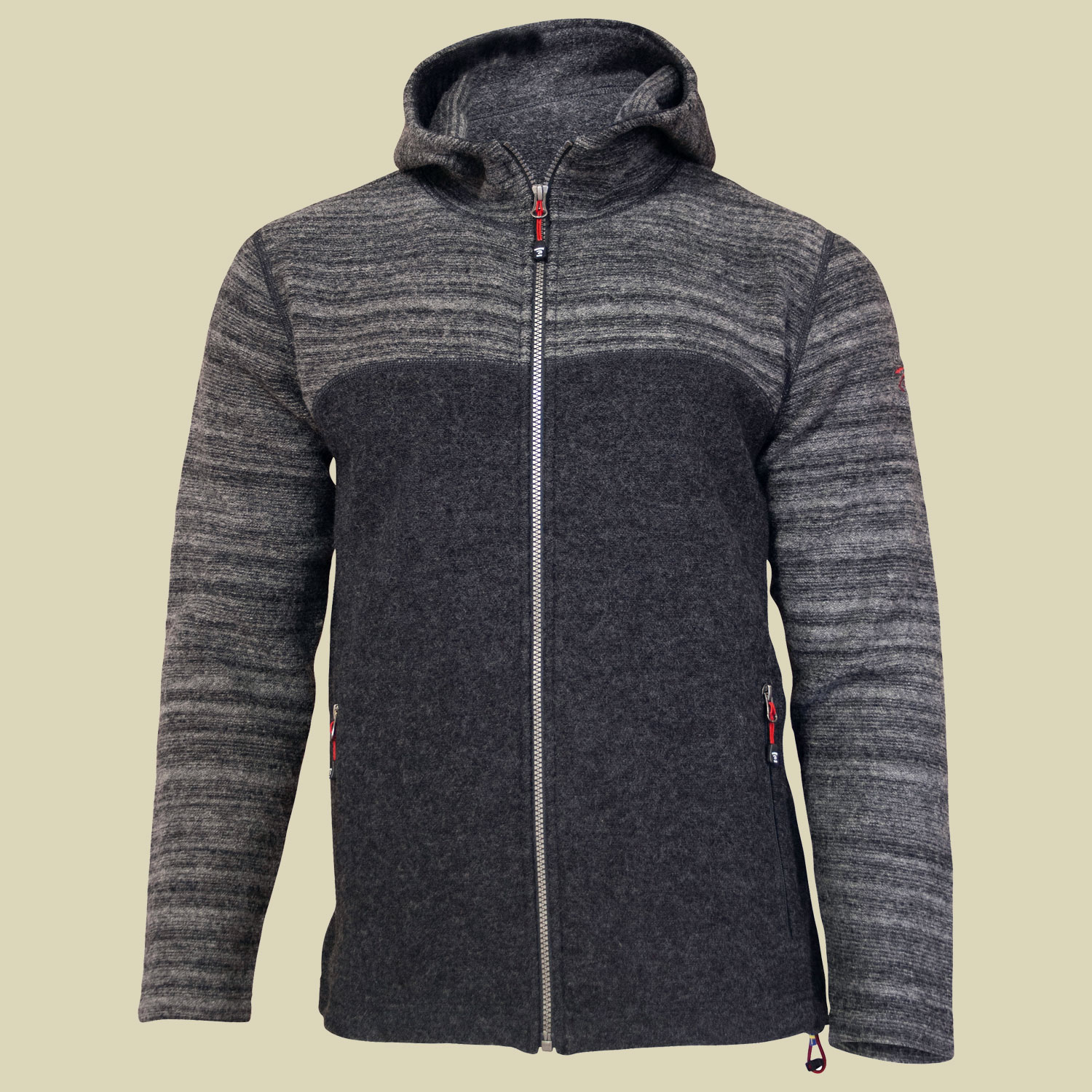 Ivanhoe - Joel Hood Men-Herren Wollfleece-Jacke- naturzeit