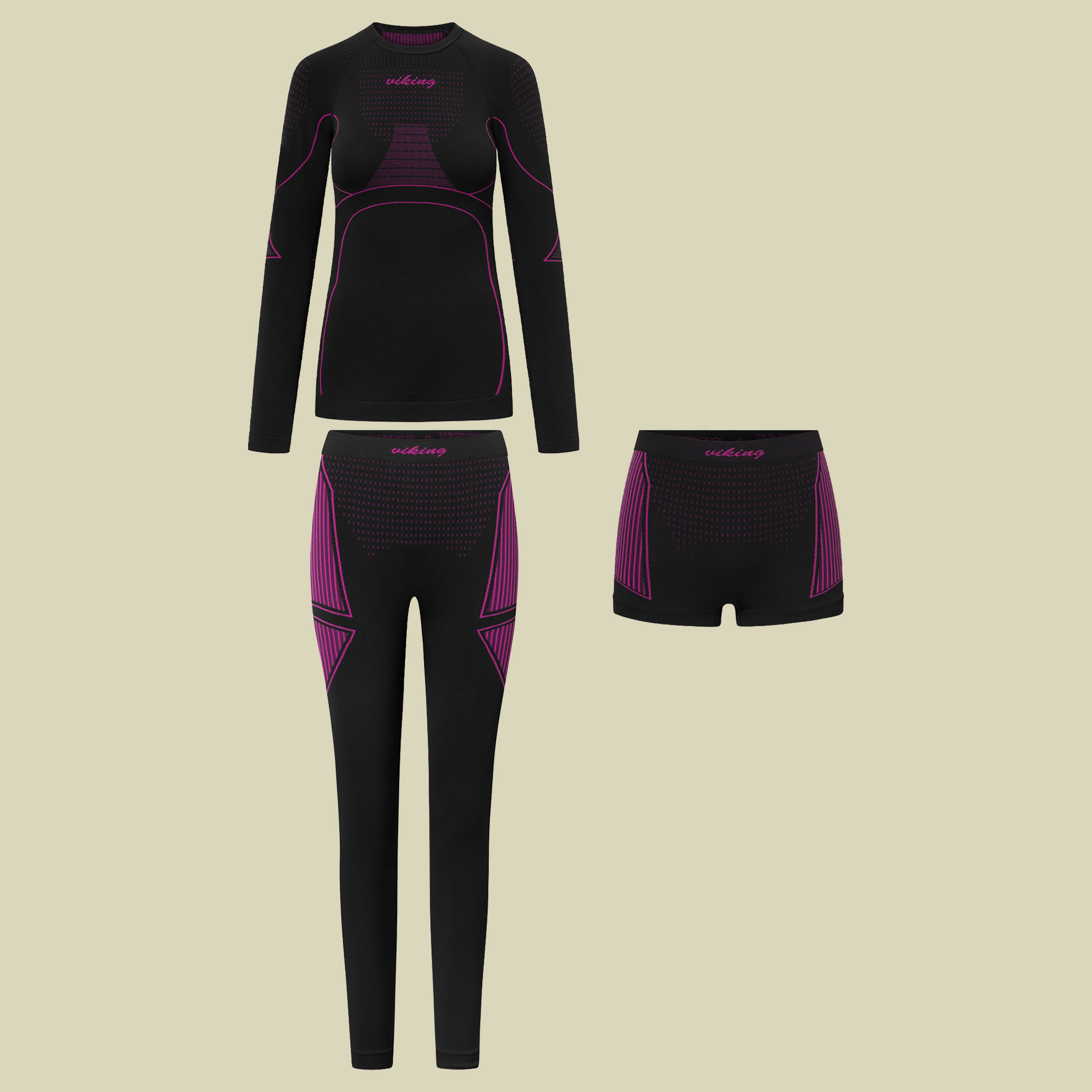 Viking - Viking Base Layer Etna Lady Set Unterwäsche-Unterwäsche- naturzeit