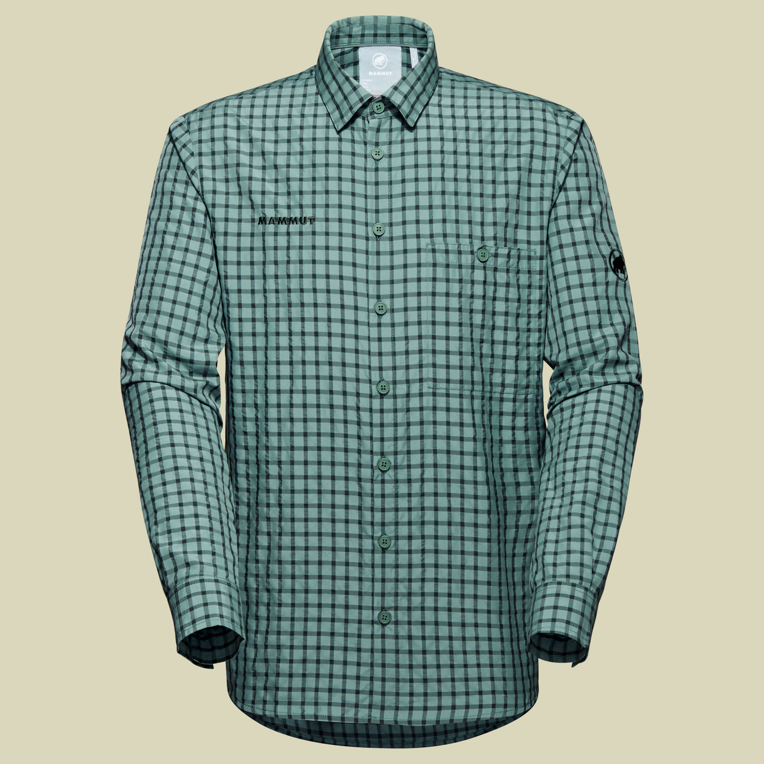 Mammut - Lenni Longsleeve Shirt Men-leichtes Herren Langarmhemd- naturzeit