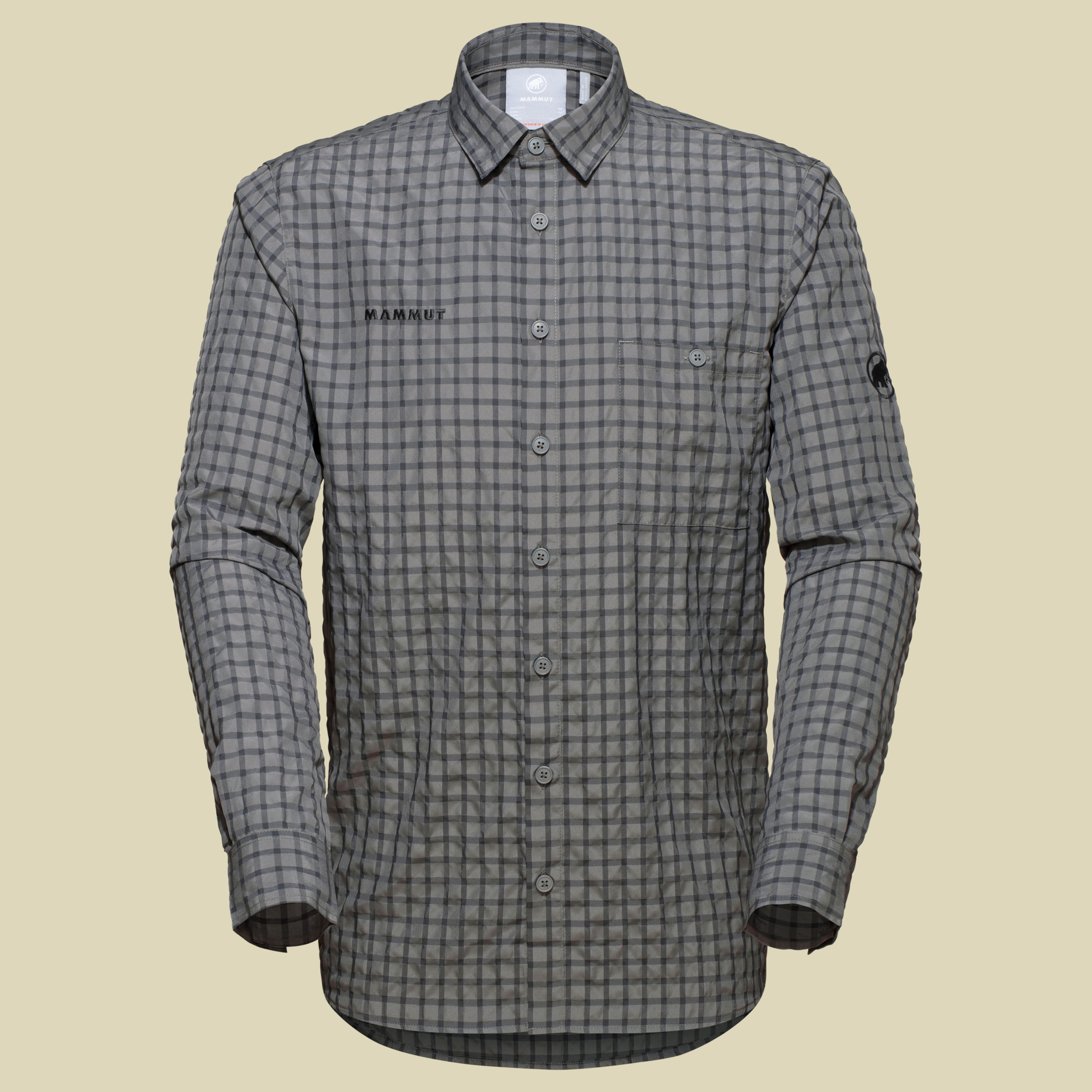 Mammut - Lenni Longsleeve Shirt Men-leichtes Herren Langarmhemd- naturzeit