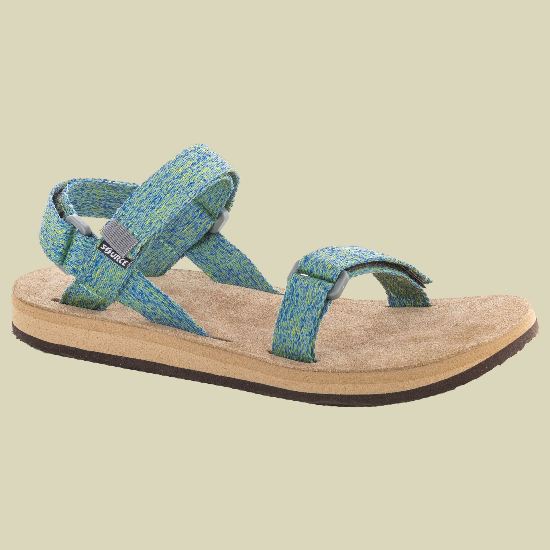 Source Ltd. - Leather Footbed Urban Women-Damen Sandalen- naturzeit