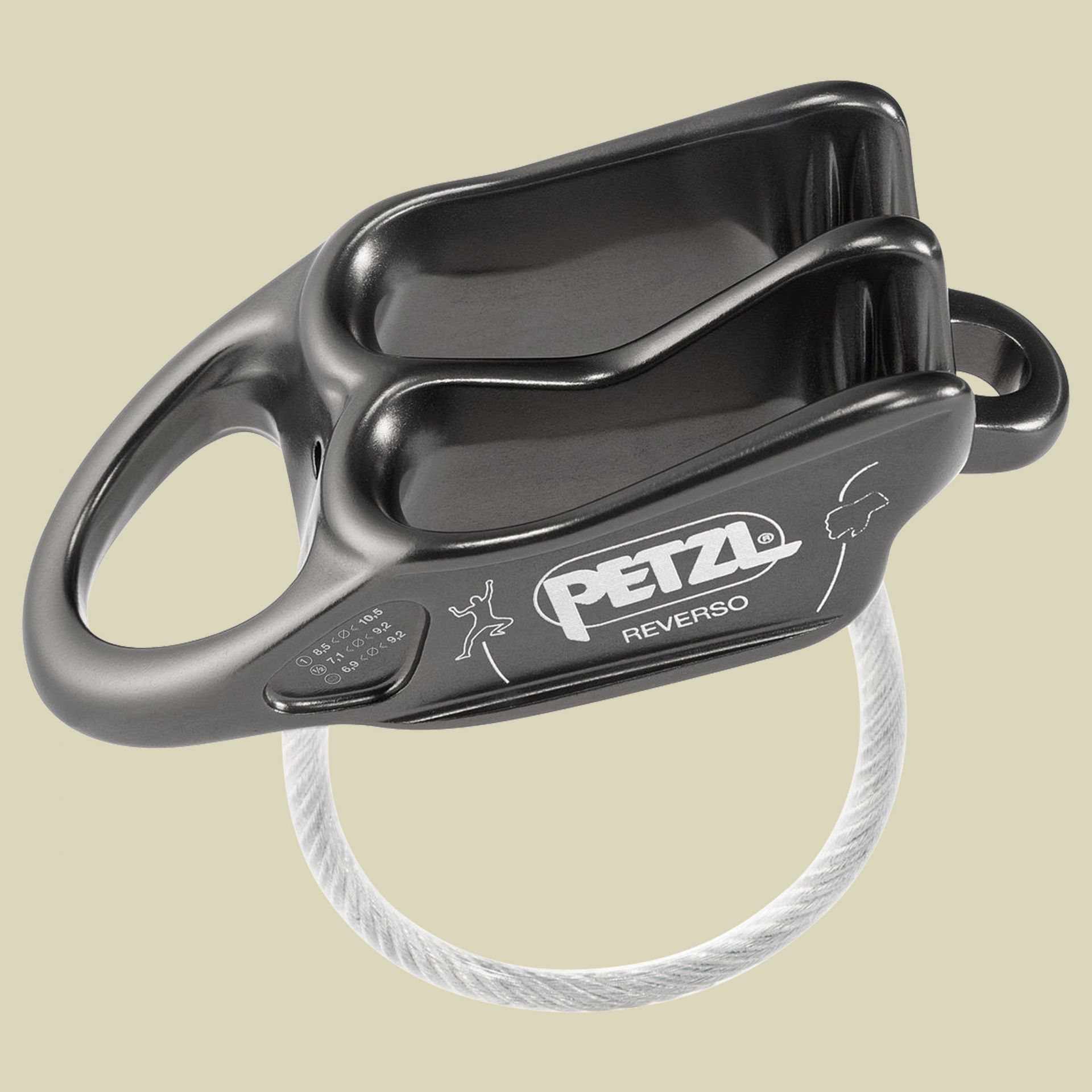 Petzl - Reverso-Sicherungs-/ und Abseilgerät- naturzeit
