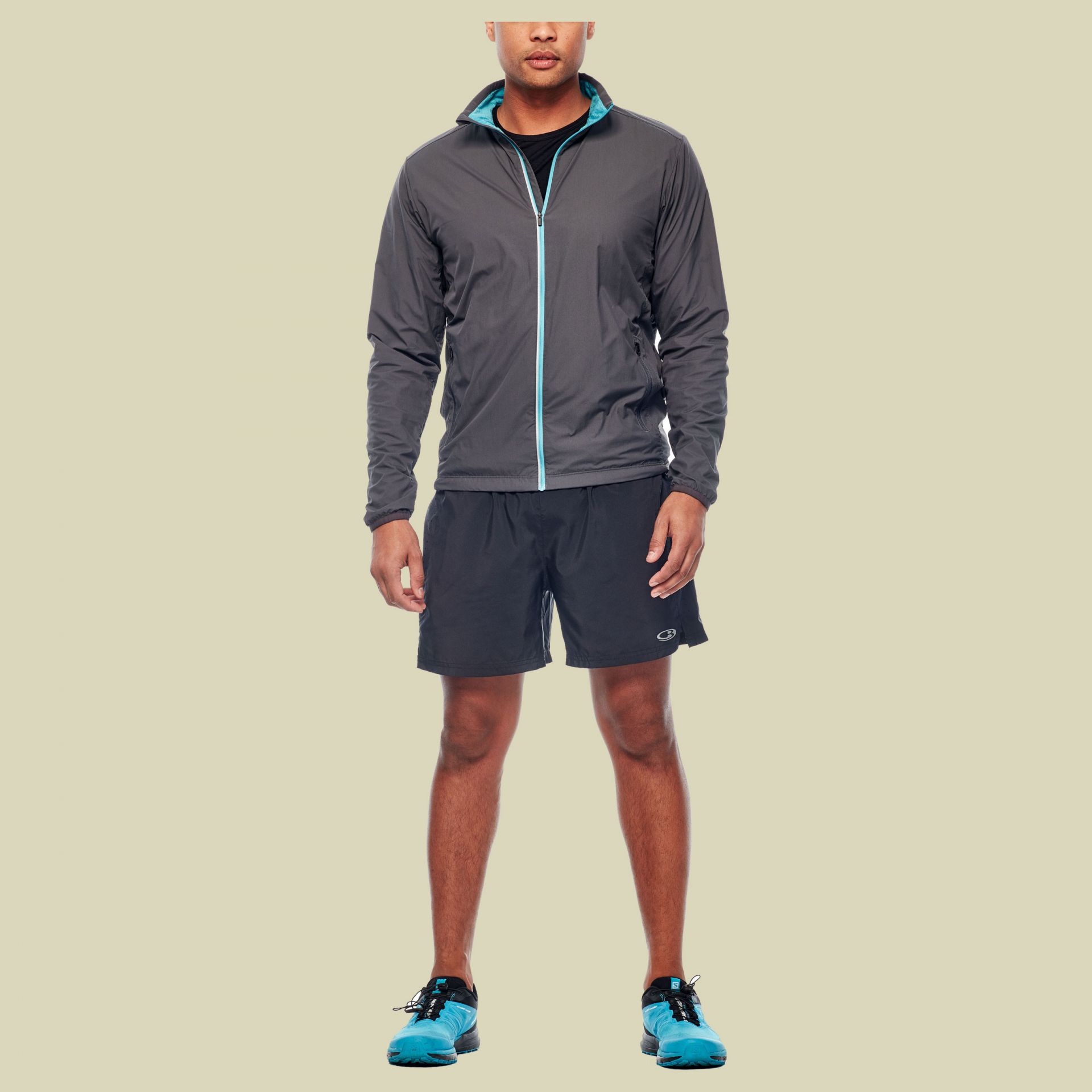 Icebreaker - Incline Windbreaker Men-Herren Laufjacke- naturzeit