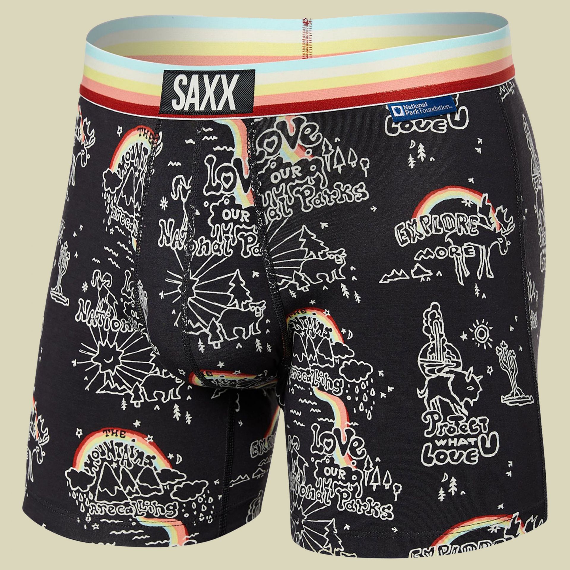 Saxx - Vibe Super Soft Boxer Brief-Sport-Boxer Herren- naturzeit