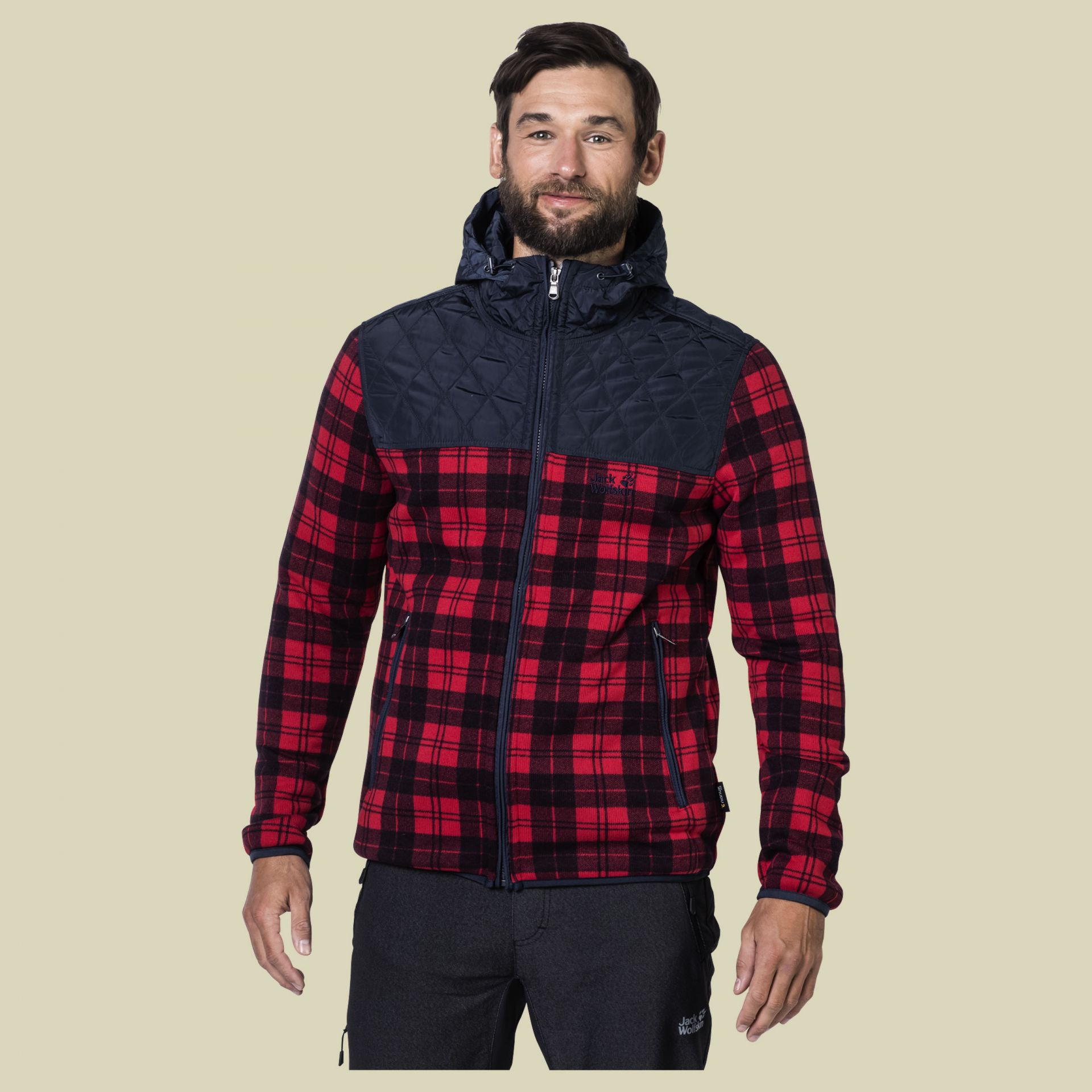 Jack Wolfskin - Mackenzie Road Jacket Men-warme Herren Fleecejacke ...